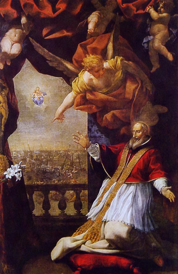 St Pie V a la vision de la victoire de Lépante - Et maintenant une ...