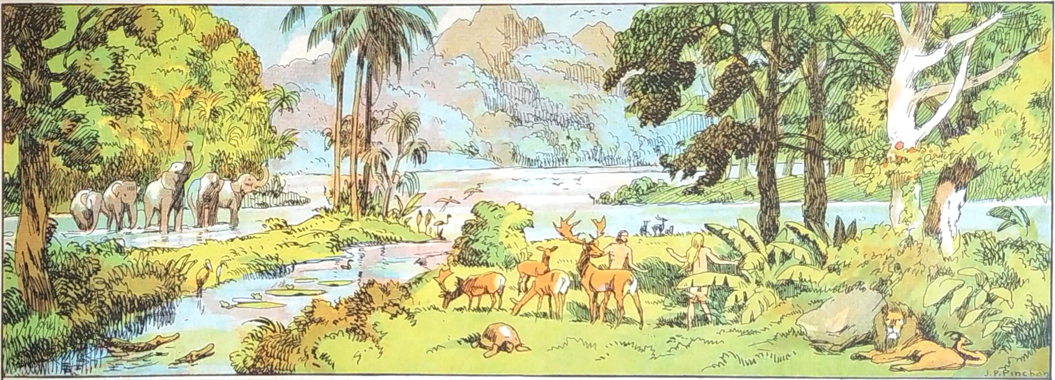 1. La Création – 2. Le Paradis terrestre | Et maintenant une histoire